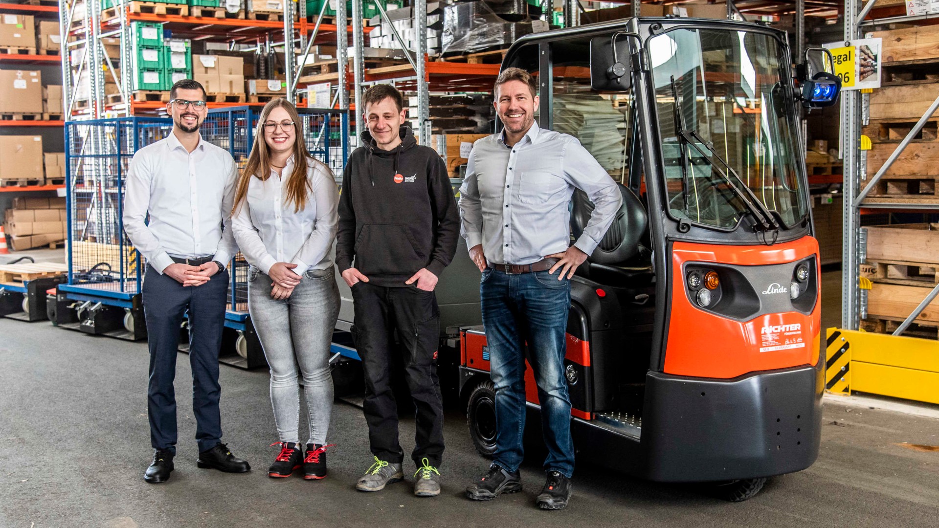 Routenzugeinsatz bei Hailo Wind Systems